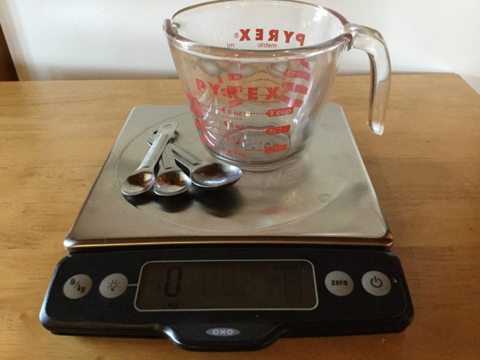 Ingredients volume-weight chart – Cooking with Micheline